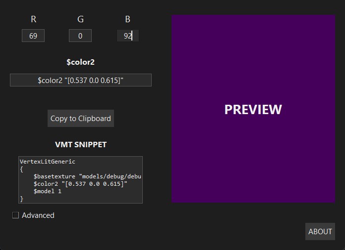 GitHub - halfpeeps/VMT-Color-Converter